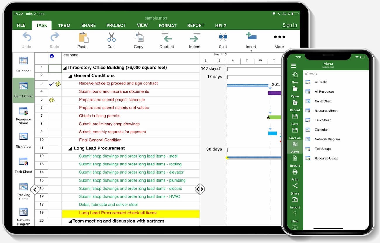 For iOS – Project Viewer Central